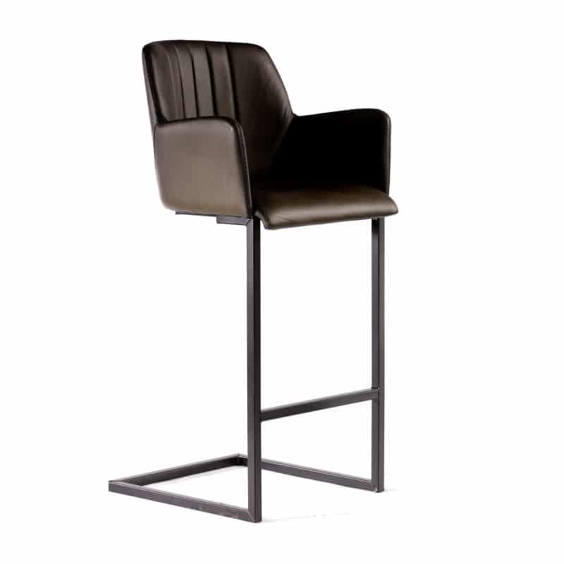 Leder Barhocker - MONODA - EXKLUSIVE VINTAGE MÖBEL